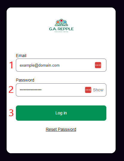 Logging Into Albridge – G.A. Repple & Company
