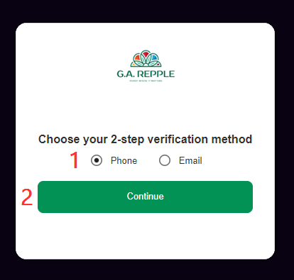 Logging Into Albridge – G.A. Repple & Company